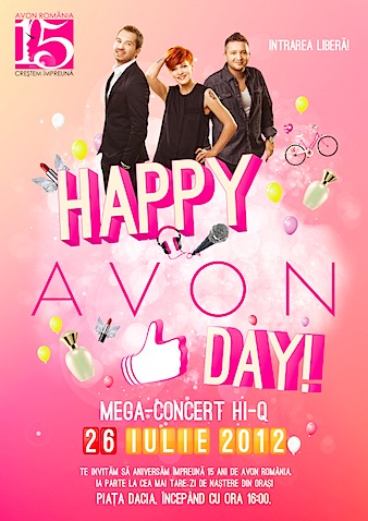 CONCERT: Happy Avon Day – concert Hi-Q la Buzău – Florin Grozea